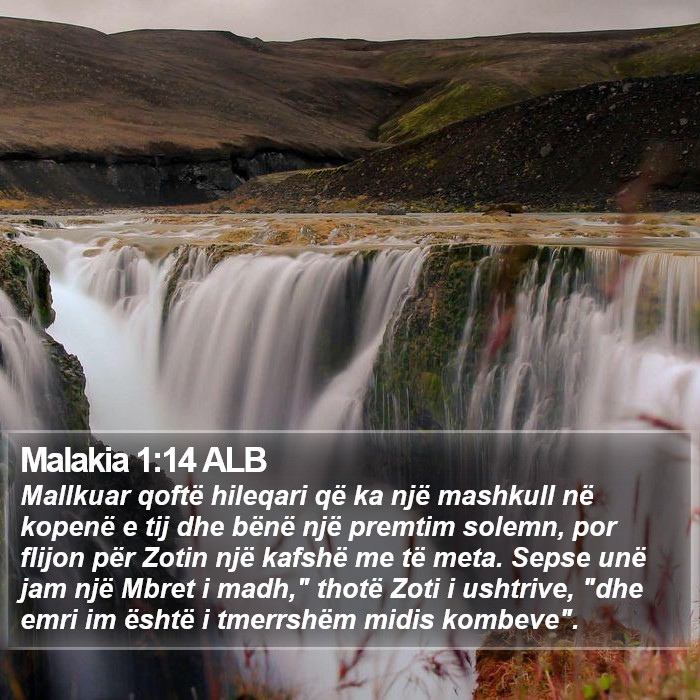 Malakia 1 Bible Images - Malakia Chapter 1 ALB Bible Verse Pictures