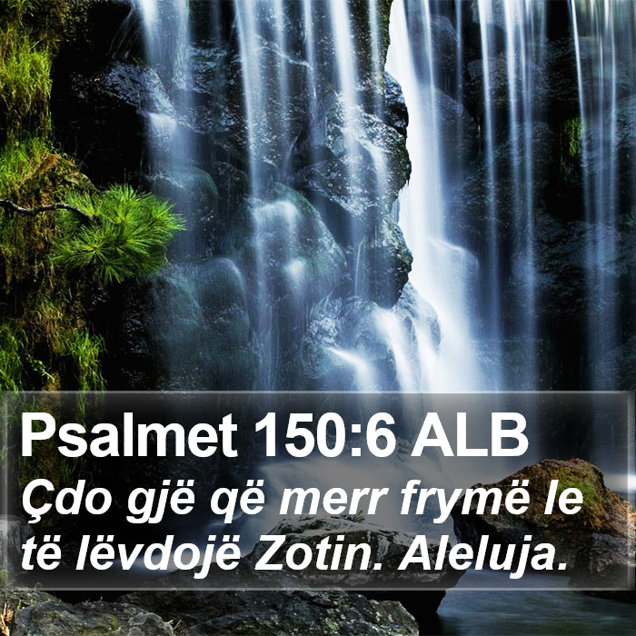Psalmet 150 Bible Images - Psalmet Chapter 150 ALB Bible Verse Pictures