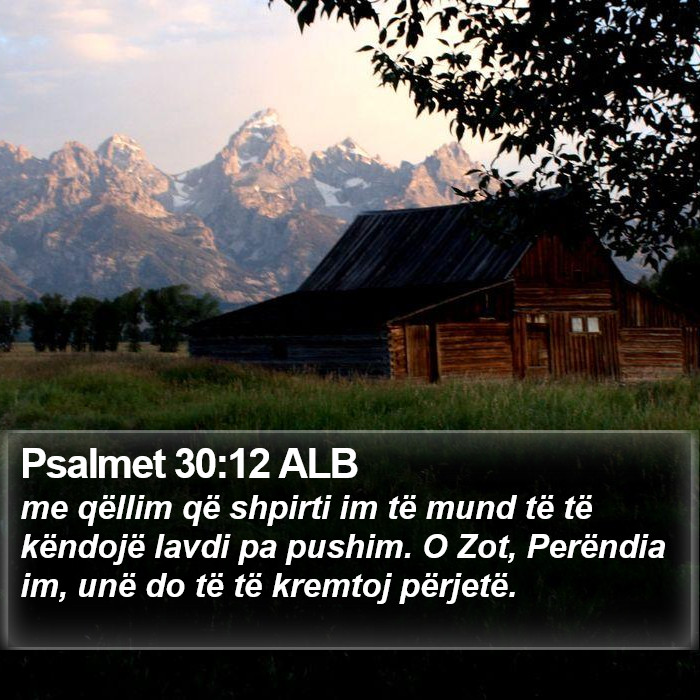 Psalmet 30 Bible Images - Psalmet Chapter 30 ALB Bible Verse Pictures