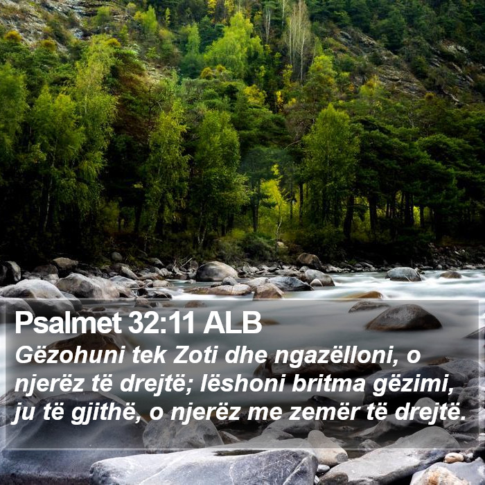 Psalmet 32 Bible Images - Psalmet Chapter 32 ALB Bible Verse Pictures