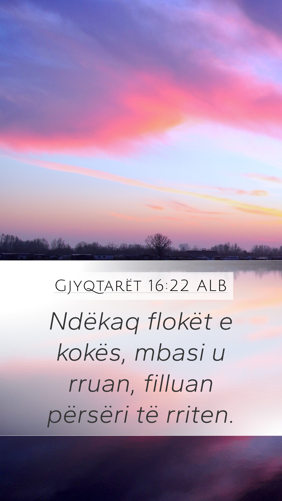 Gjyqtarët 16:22 ALB Mobile Phone Wallpaper - Ndëkaq flokët e kokës ...